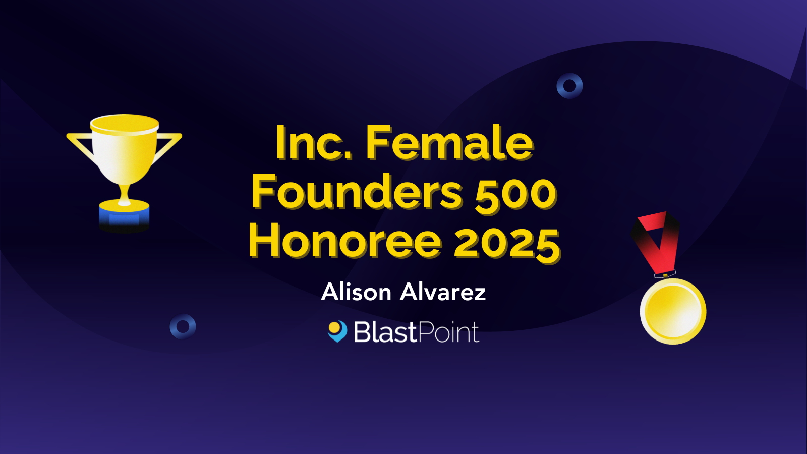 Inc. Names Alison Alvarez to Its 2025 Female Founders 500 List - BlastPoint